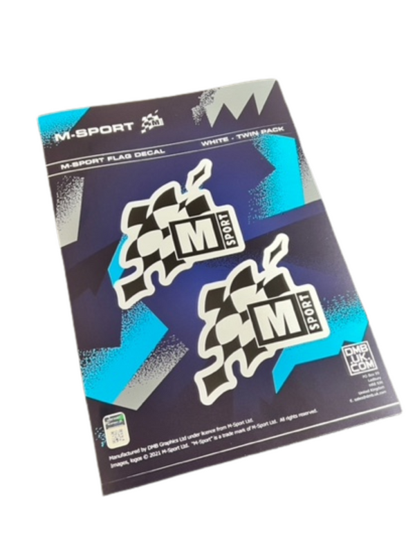 M-Sport Double Pack Sticker Set- Black – Rallyemerchandise.com