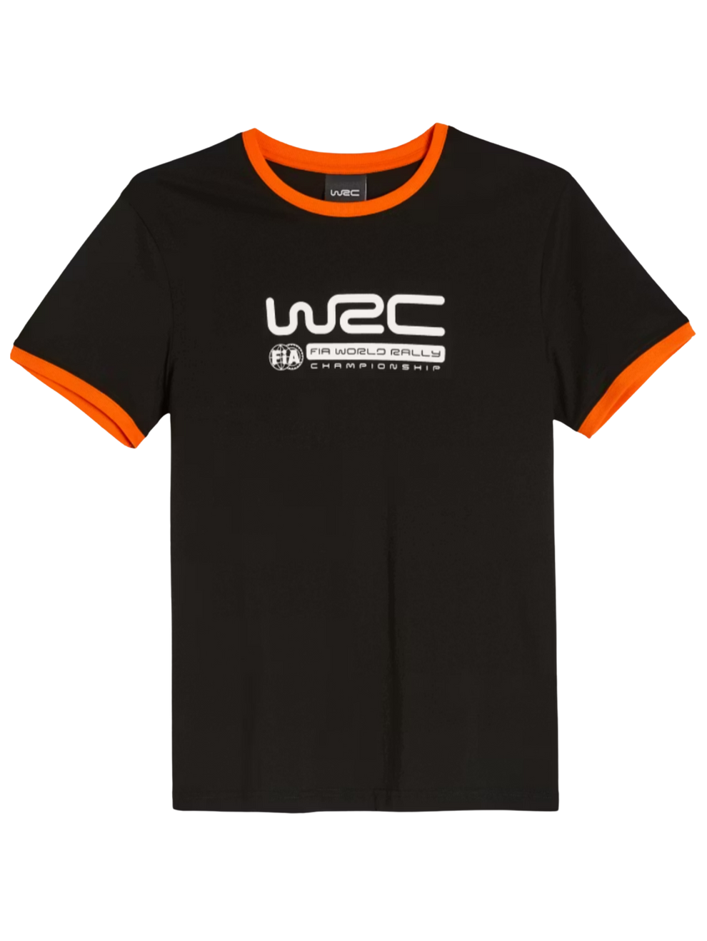 WRC Black with Orange Trim T-Shirt – Rallyemerchandise.com
